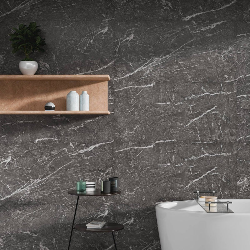 Obsidian Marble Wall Panel Tiles - WallPanels.com.au
