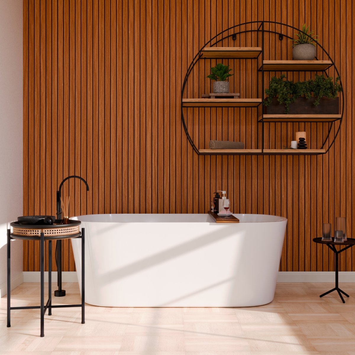 WPW® Scandipanel Golden Teak Wall Panel - WallPanels.com.au