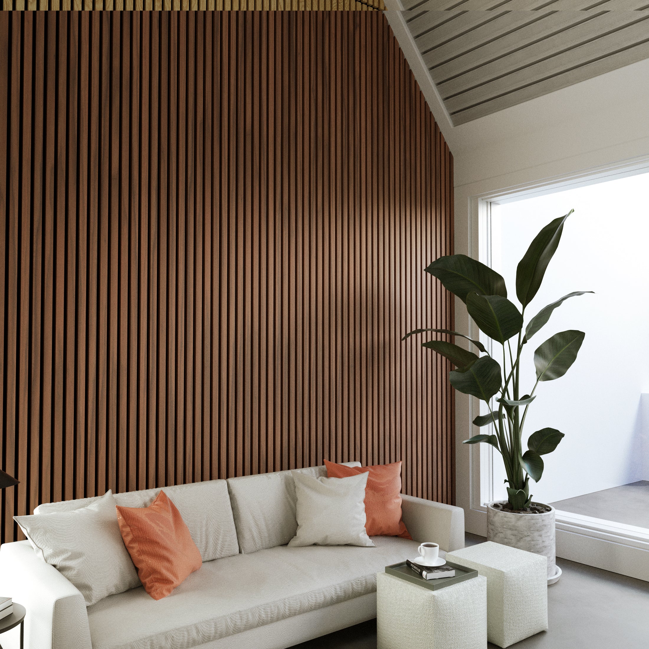 Walnut Wood Wall Panel - WallPanels.com.au