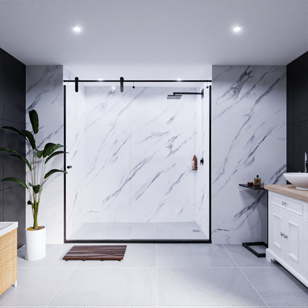 Calacatta Marble Wet Wall Panel - WallPanels.com.au