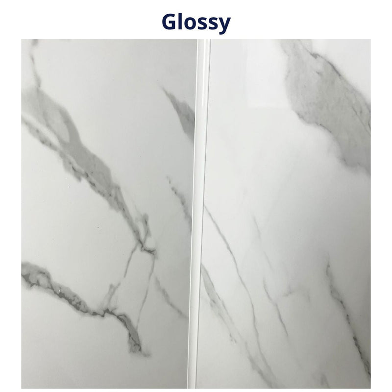 Calacatta Marble Wet Wall Panel - WallPanels.com.au