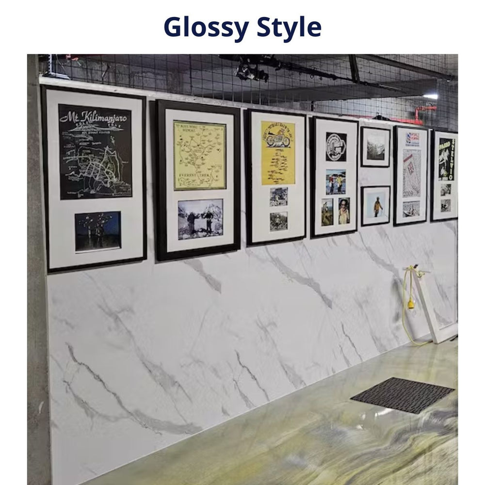 Calacatta Marble Wet Wall Panel - WallPanels.com.au