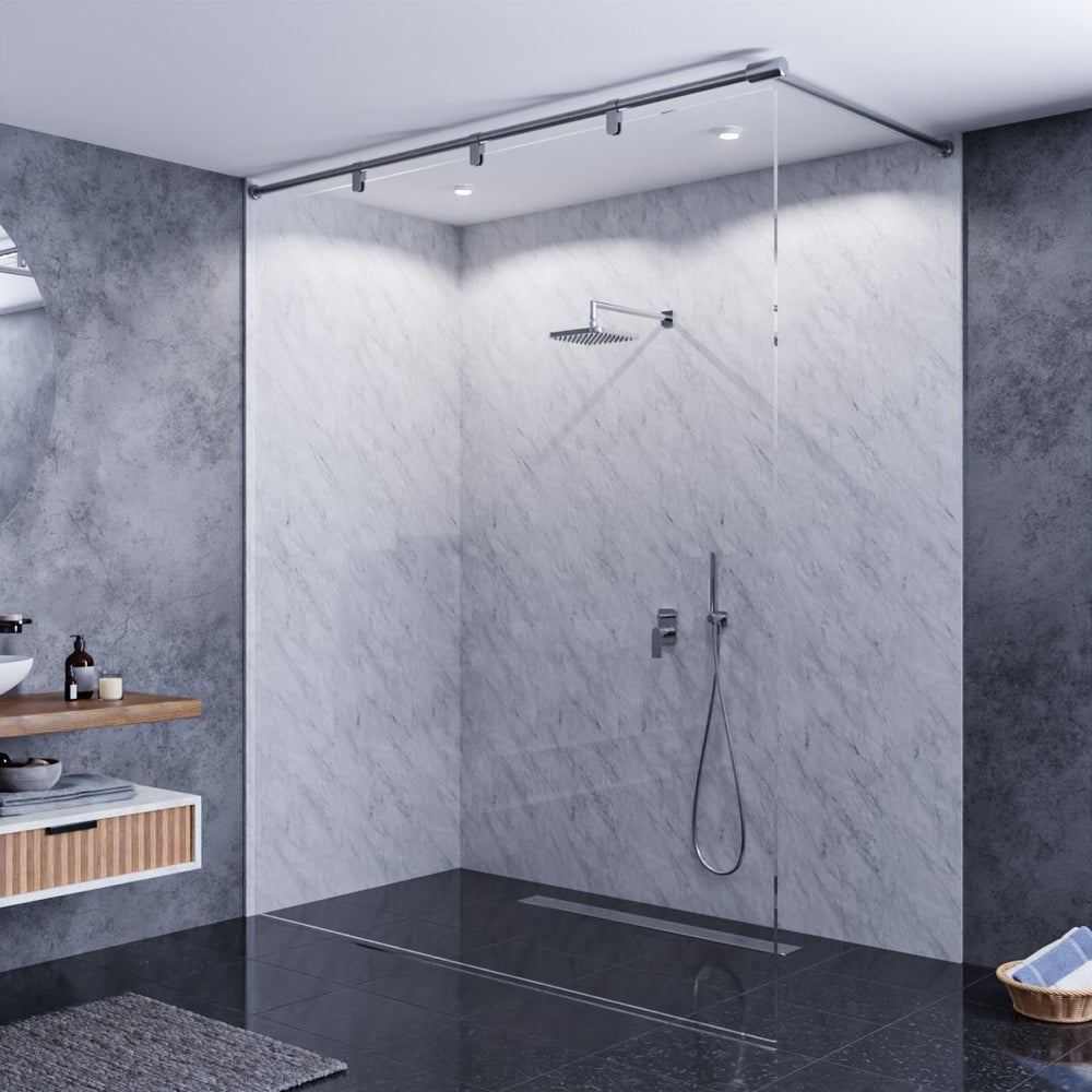 Grey Marble Wet Wall Panel - WallPanels.com.au